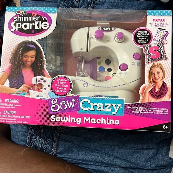 Craz Art | Toys | Craz Art Shimmer And Sparkle Sew Crazy Machine | Poshmark